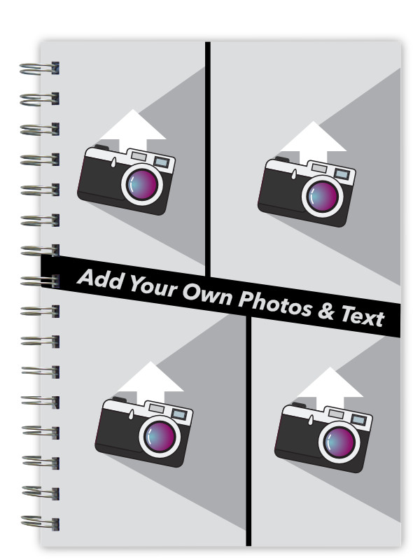Four Photo Slant Notebook - Amelia Designs